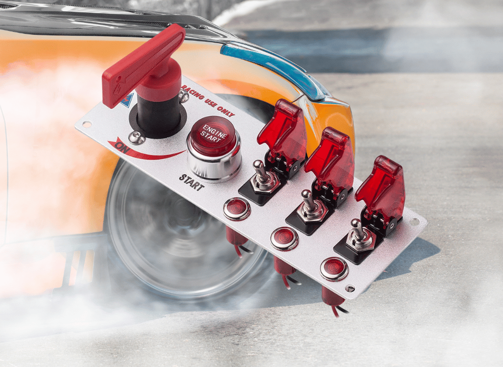 Rev up Your Ride with a Race Car Switch Panel