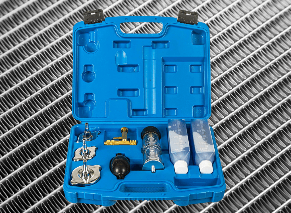 Use an engine combustion leak detector to diagnose overheating issues Use an engine combustion leak detector to diagnose overheating issues