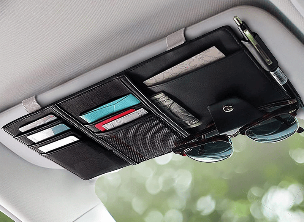 A Car Visor Organizer to Keep Your Accessories Handy