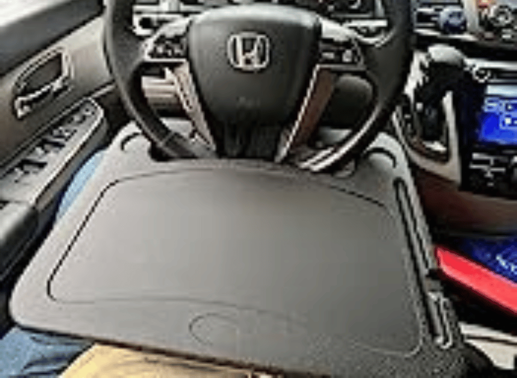 Work on the Go: Boost Productivity With a Steering Wheel Desk