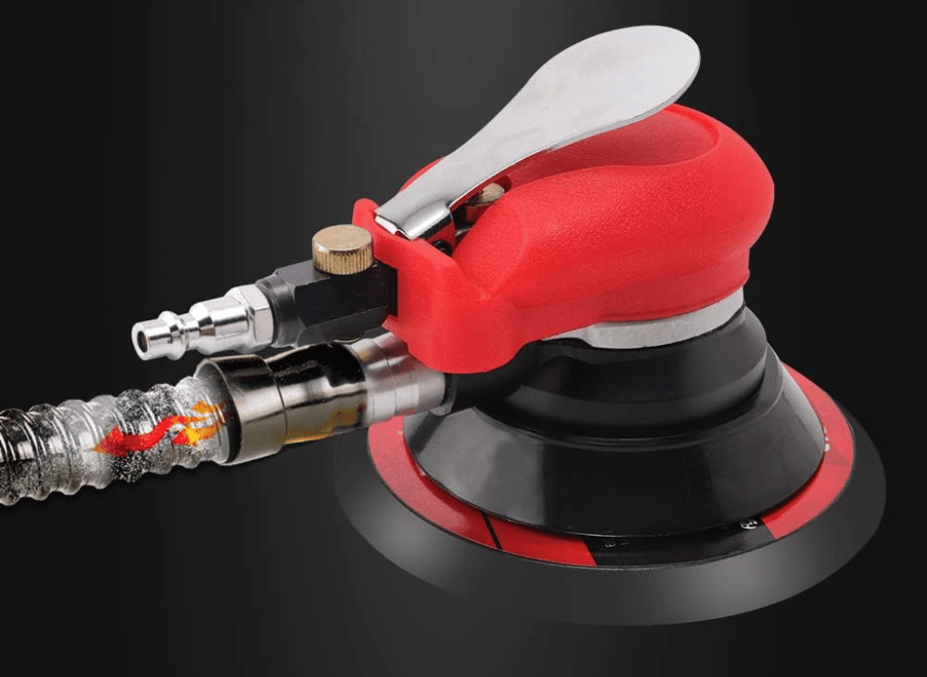 The Power and Precision of a Pneumatic Orbital Sander