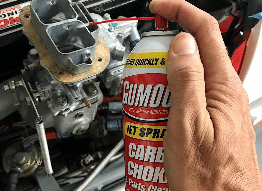 Clean It Up With a Can of Carburetor Cleaner