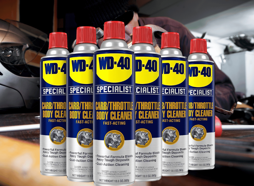 Clean It Up With a Can of Carburetor Cleaner