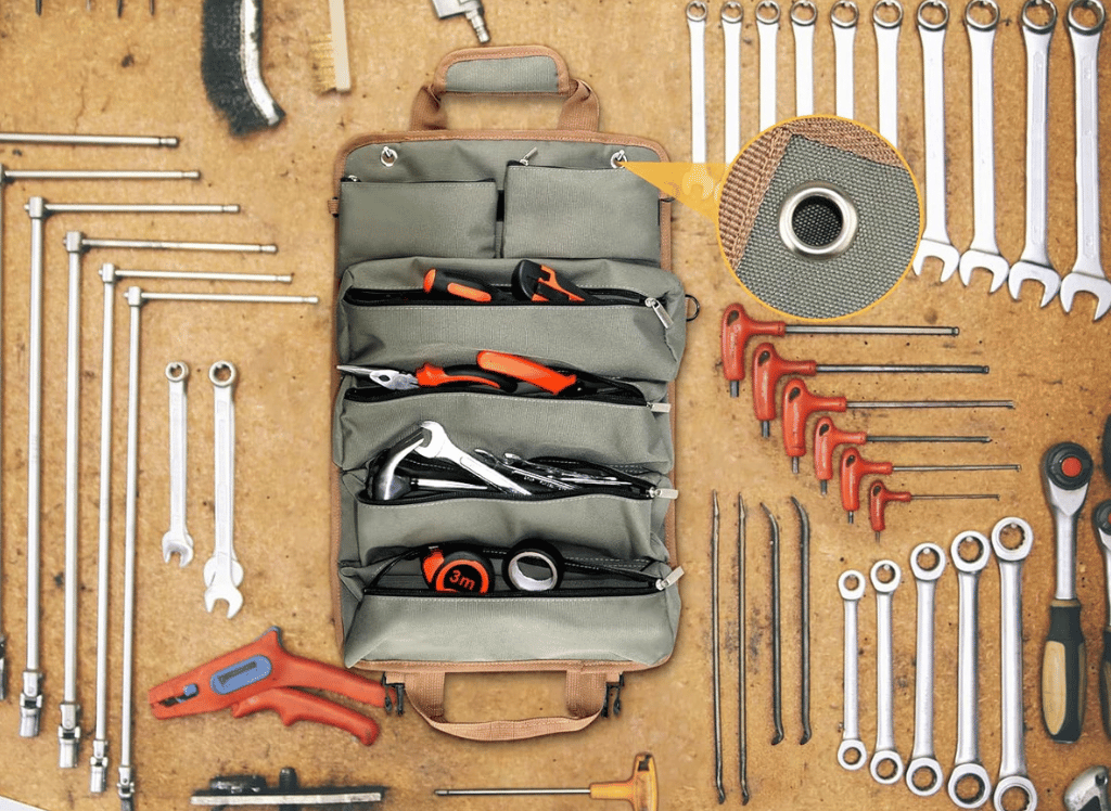 Efficiently Organize Your Tools: The Roll Up Tool Bag