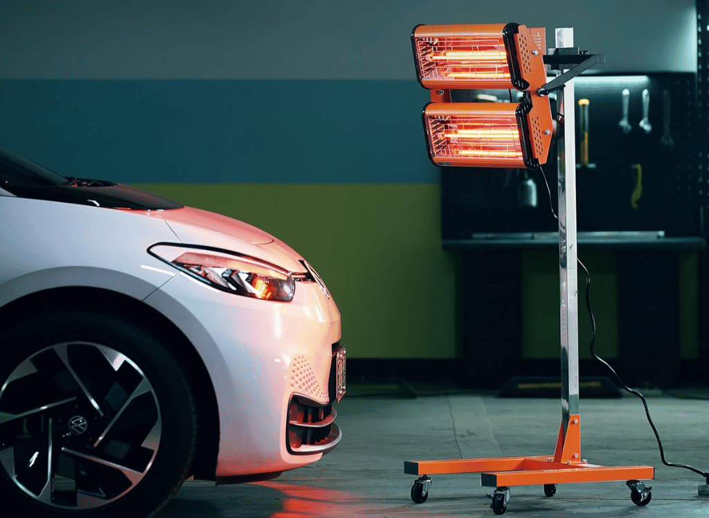 Fast & Efficient Drying With An Infrared Paint Curing Lamp