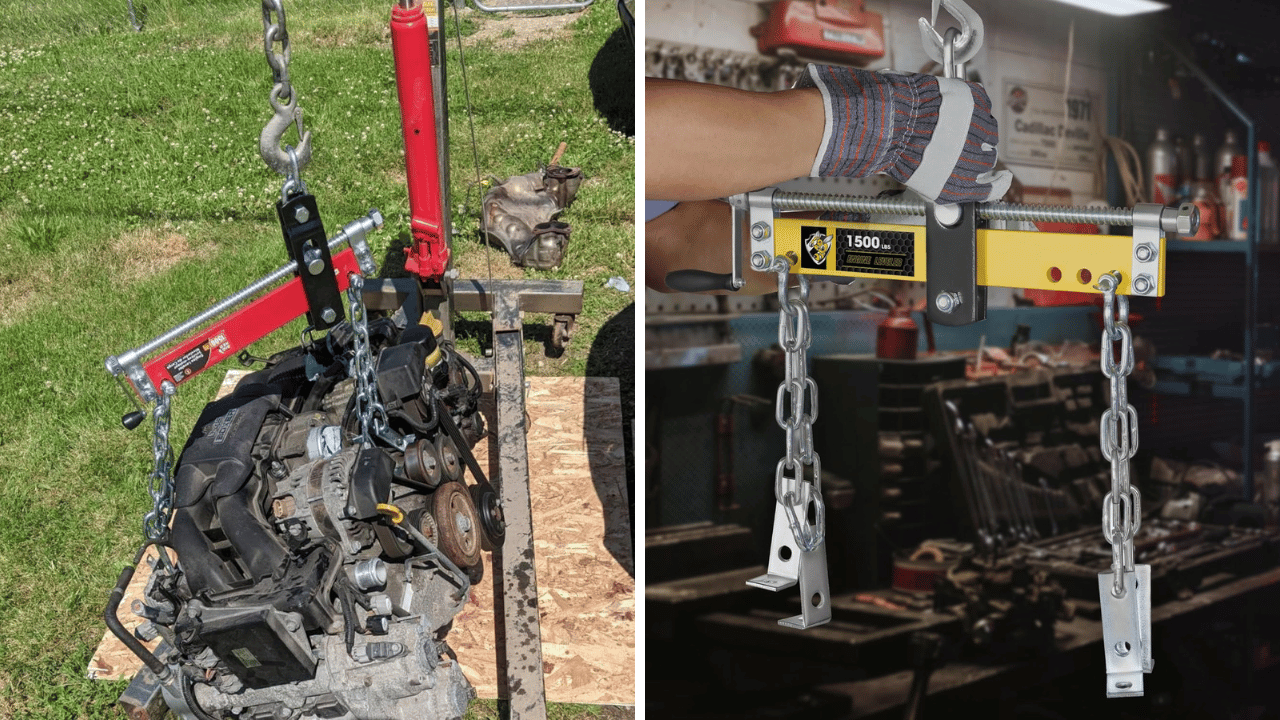 Engine Leveler For Precise Engine Installation And Removal