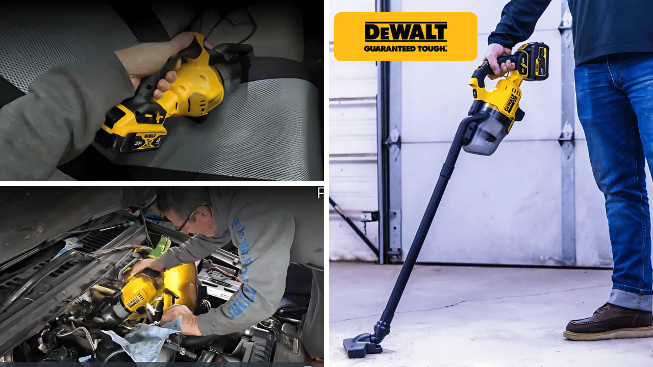 DeWalt Cordless Vacuum Cleaner For Wet and Dry Cleaning