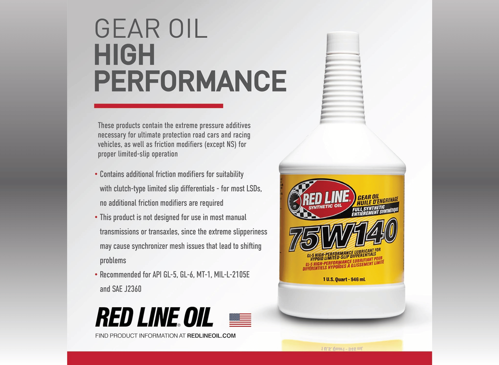 Heavy Duty Viscosity 75W-140 Gear Oil For Peak Performance