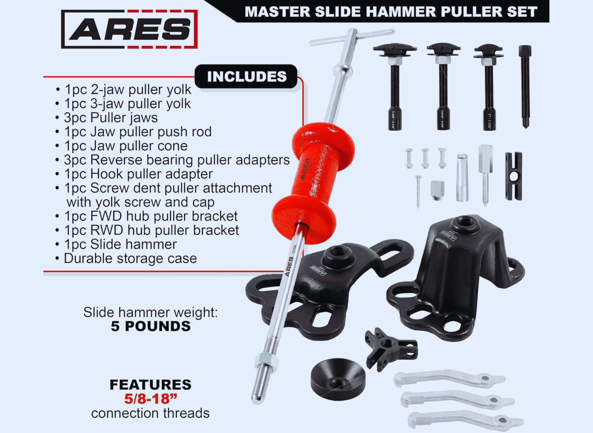 Unleash The Power Of The ARES Slide Hammer Puller Set