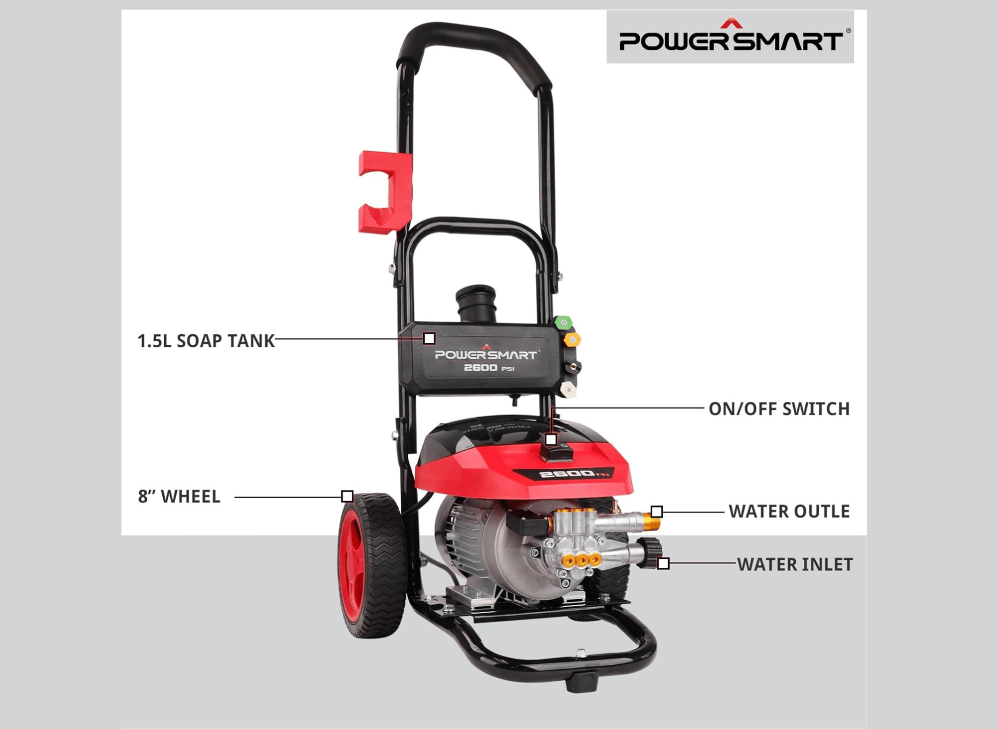 Clean Smarter With The Electric PowerSmart Pressure Washer