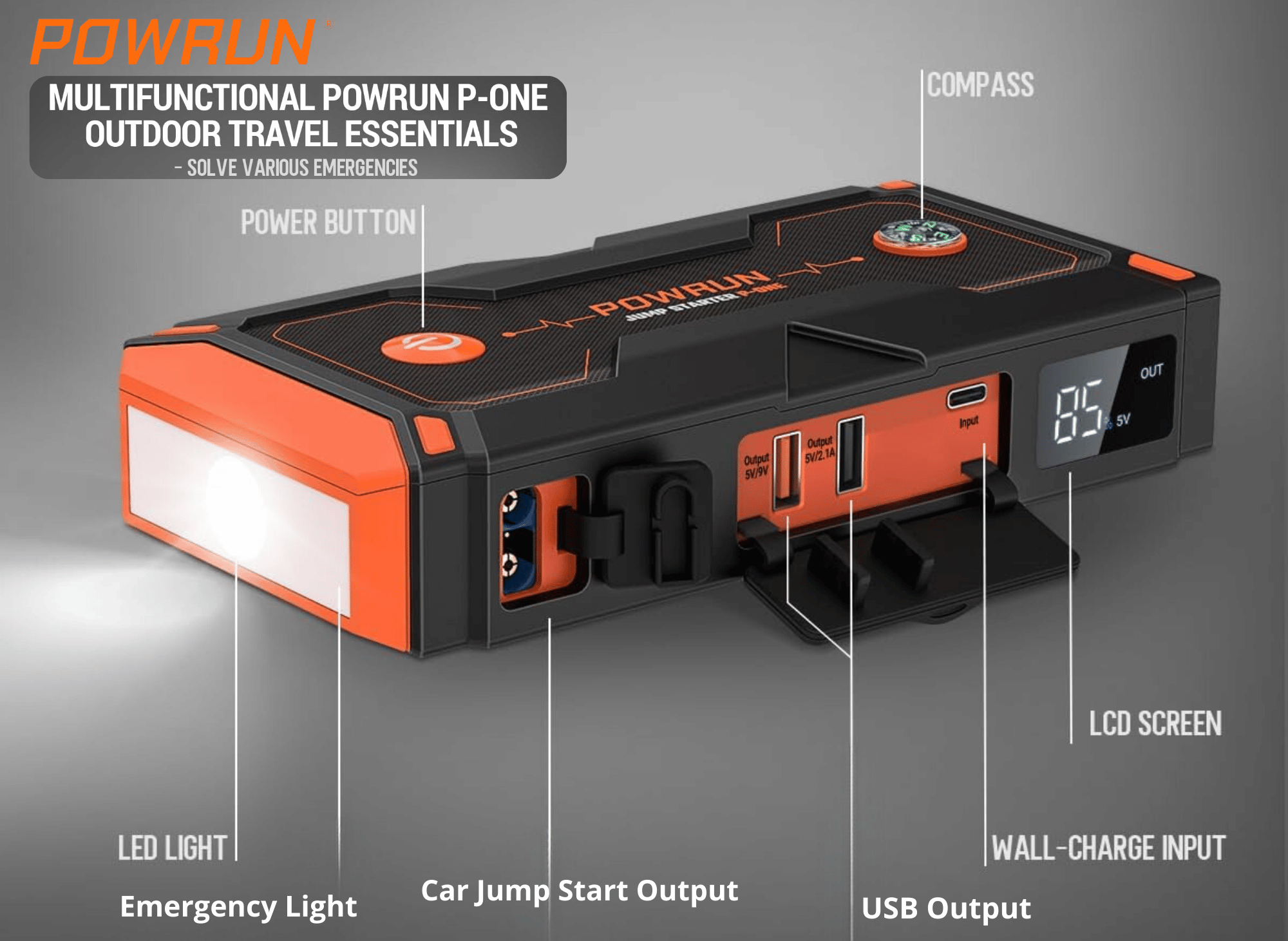 Power P-ONE Jump Starter Is The Ultimate Road Companion