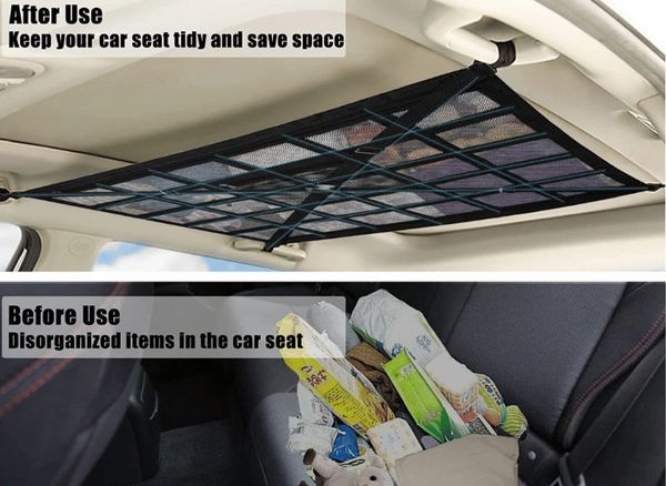Get Organized with a Car Ceiling Cargo Net