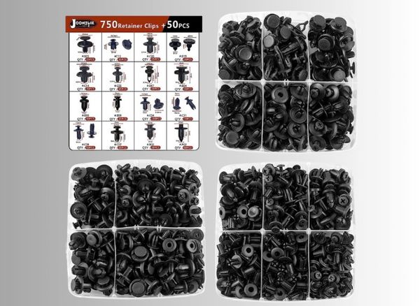 Car Clips To Fasten Body And Bumper Panels