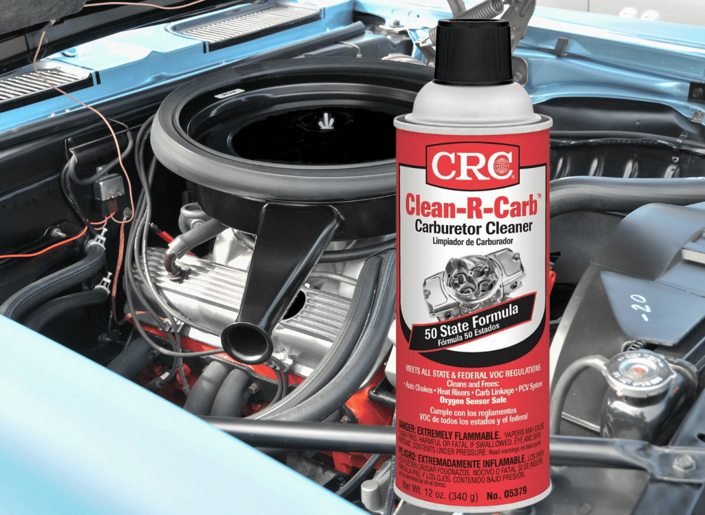 Clean It Up With a Can of Carburetor Cleaner
