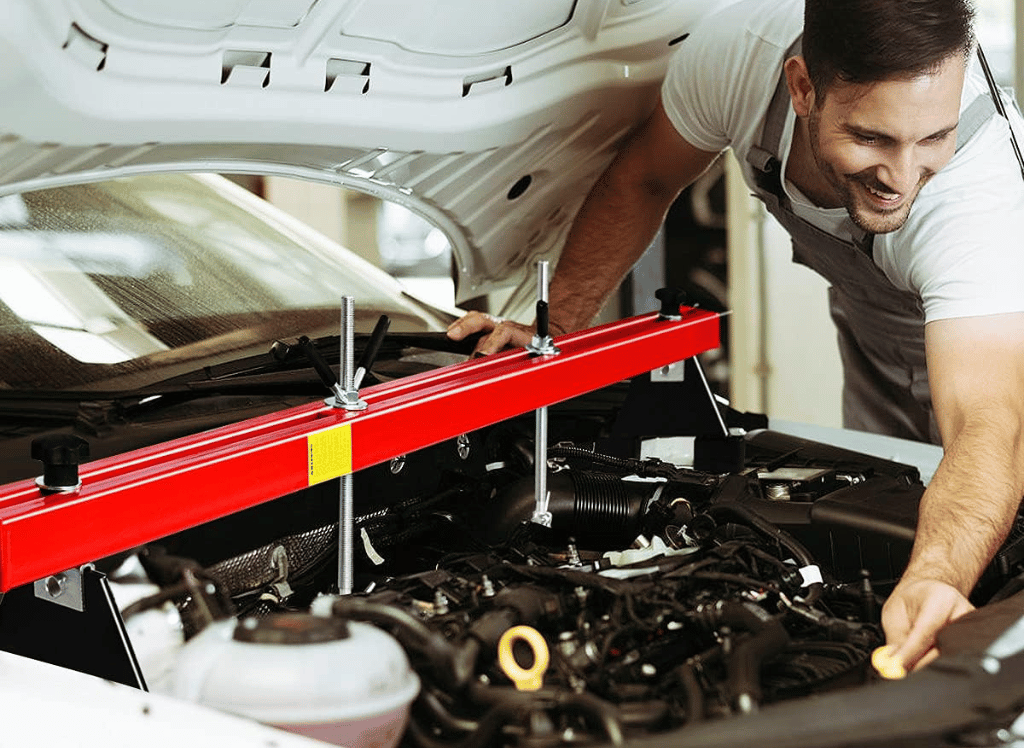 Support Engines Safely With A Engine Support Bar