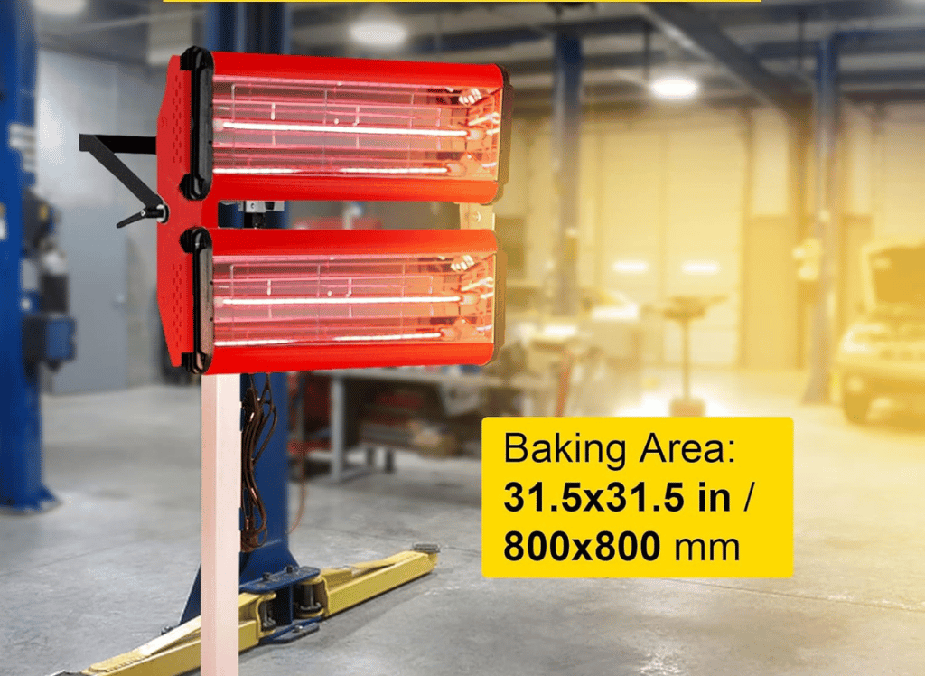 Fast & Efficient Drying With An Infrared Paint Curing Lamp