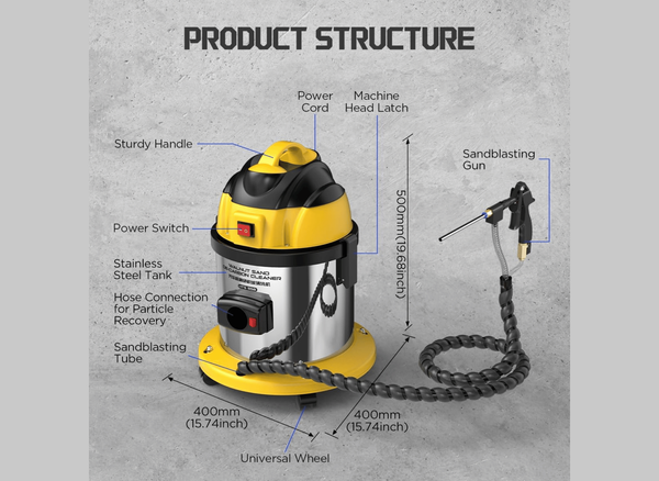 Walnut Blasting Machine For Intake And Valve Cleaning